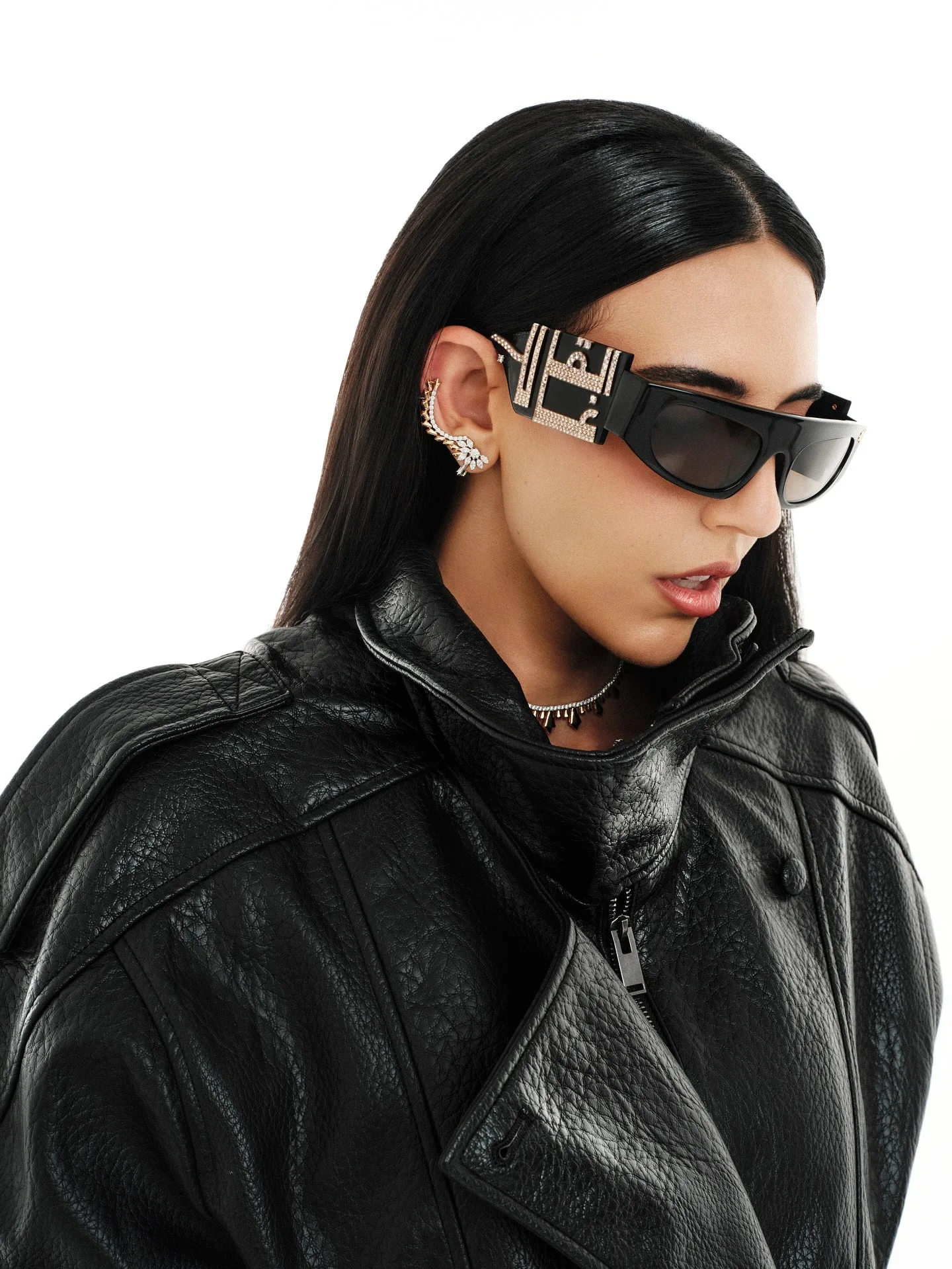 Hadia Ghaleb Launches $30K Diamond-Encrusted Sunglasses | Lana Time